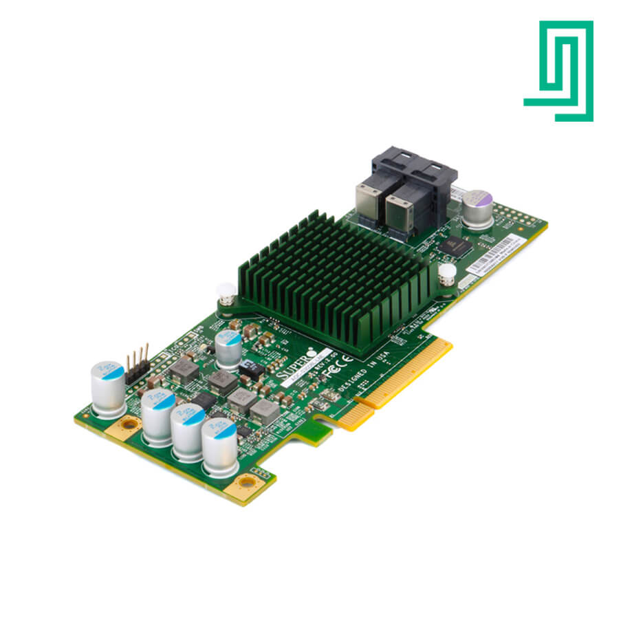 Supermicro S3008L 12Gb/s Eight-Port SAS Internal RAID Adapter(AOC ...